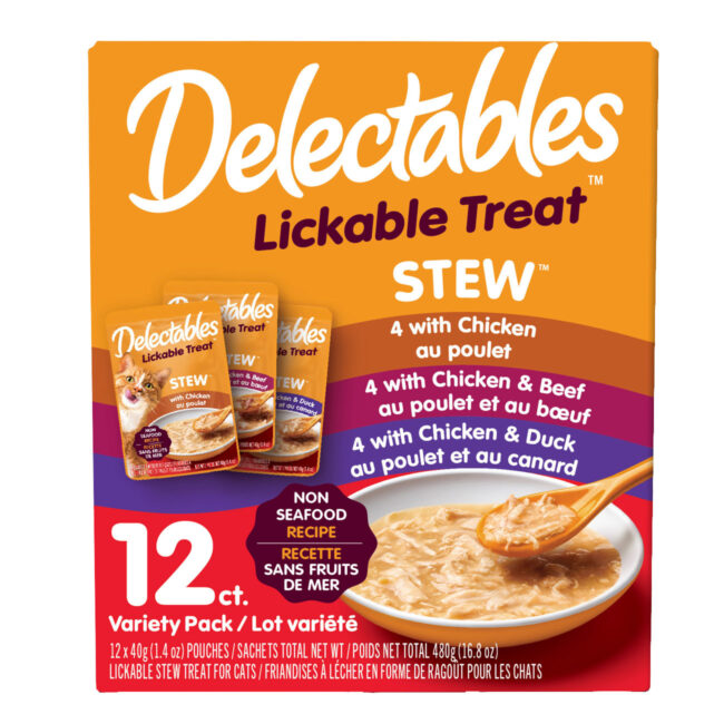 Delectables® Lickable™ treat – Stew - Non Seafood Recipe 12ct. Variety ...
