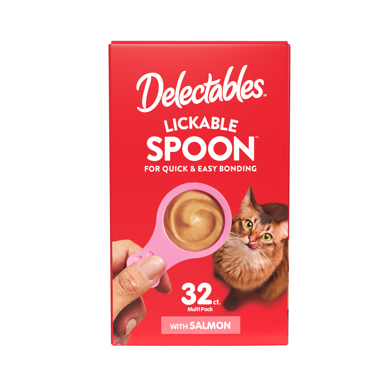 Delectables™ Lickable Spoon™ - Salmon, 32 Pack | Delectables