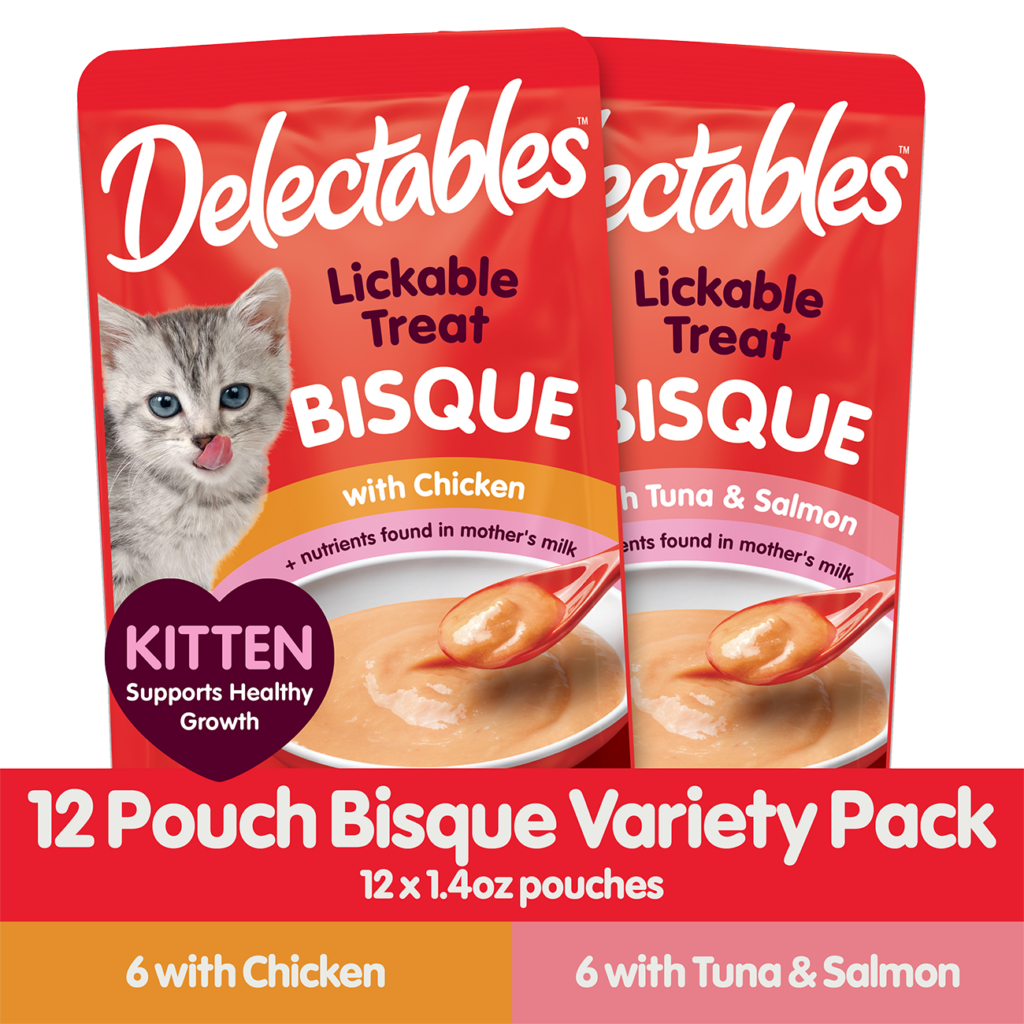 Delectables® Lickable™ treat - Bisque - Kitten - 12 Pack Variety ...